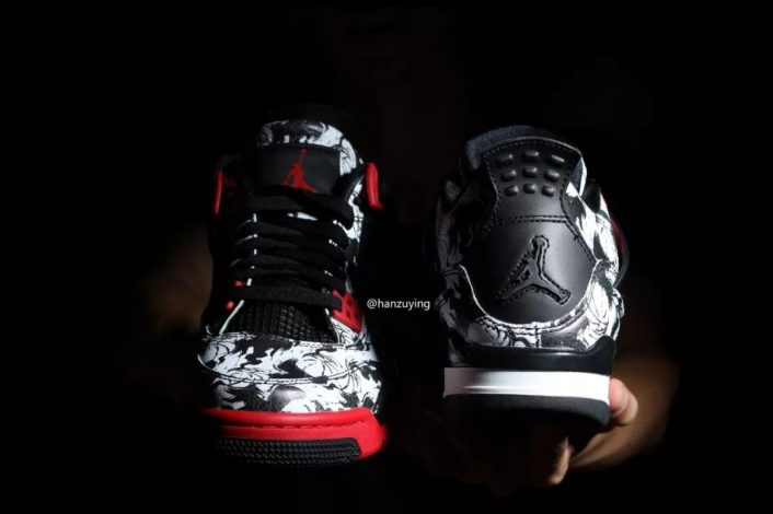 Air Jordan 4 Print Tattoo BQ0897-006 Release Date - SBD