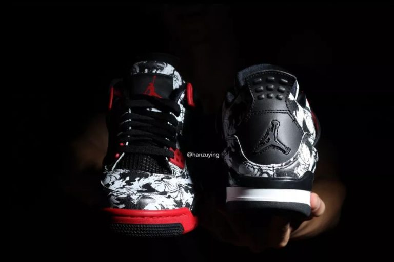 Air Jordan 4 Print Tattoo BQ0897-006 Release Date - SBD