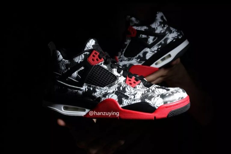 Air Jordan 4 Print Tattoo BQ0897-006 Release Date - SBD