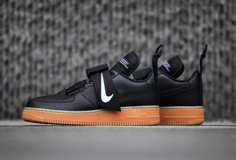 Nike Air Force 1 Utility Black Gum Release Date - Sneaker Bar Detroit