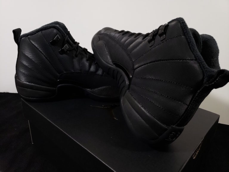 Air Jordan 12 Winterized Black Anthracite BQ6851-001 Release Date - SBD