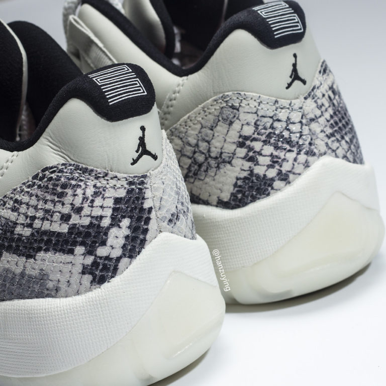 Air Jordan 11 Low Snakeskin Light Bone CD6846-002 Release Date - SBD