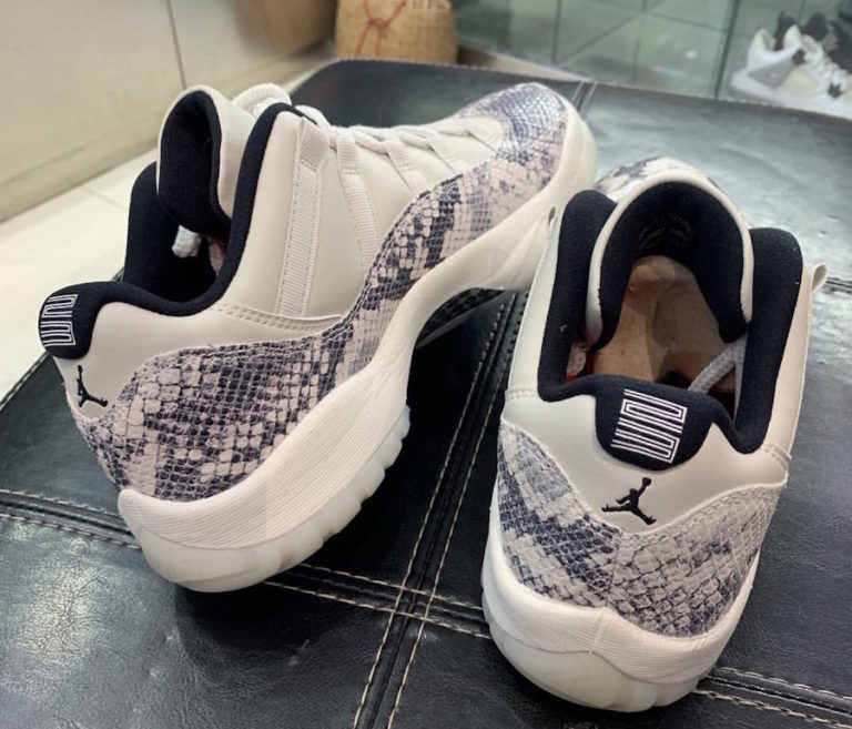 Air Jordan 11 Low Snakeskin Light Bone CD6846-002 Release Date - SBD