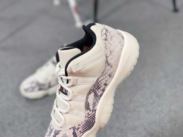 Air Jordan 11 Low Snakeskin Light Bone CD6846-002 Release Date - SBD