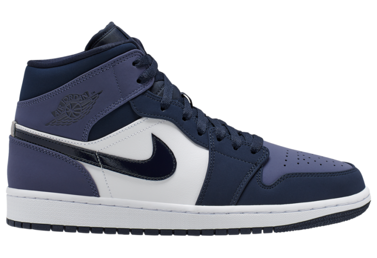 Air Jordan 1 Mid Sanded Purple 554724-445 Release Date - SBD