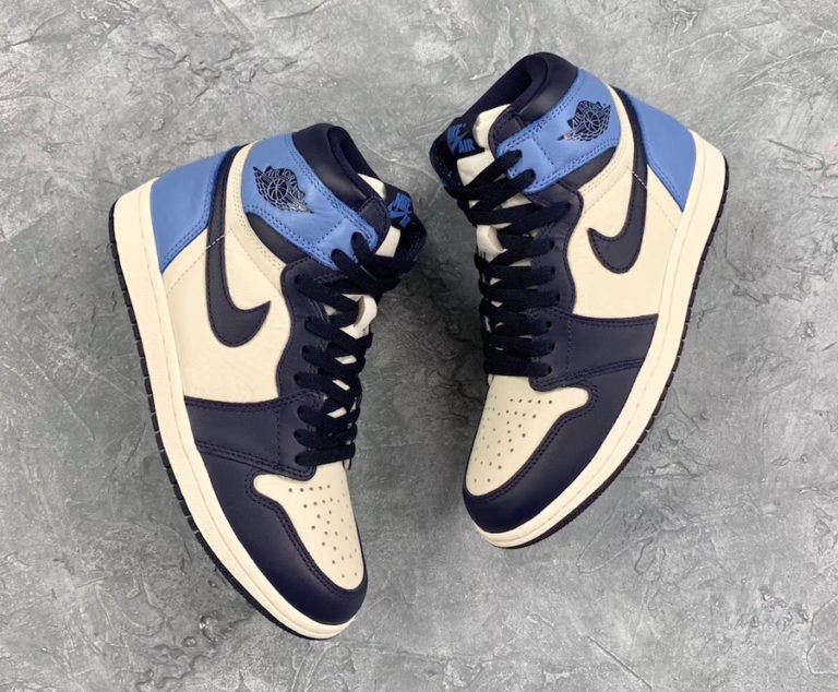 Air Jordan 1 Obsidian University Blue 555088-140 Release Date - SBD