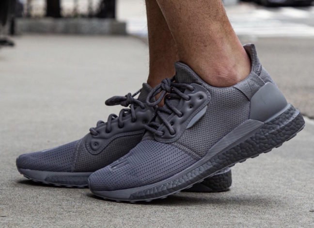 Pharrell Williams adidas Solar Hu Glide Triple Grey Release Date - SBD