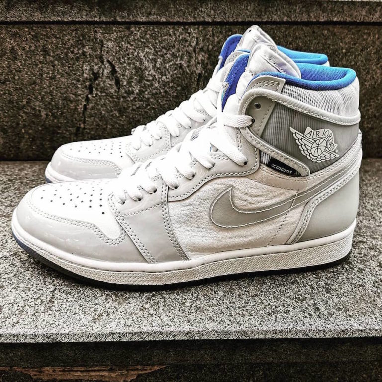 Air Jordan 1 Zoom White Racer Blue CK6637-104 Release Date - SBD