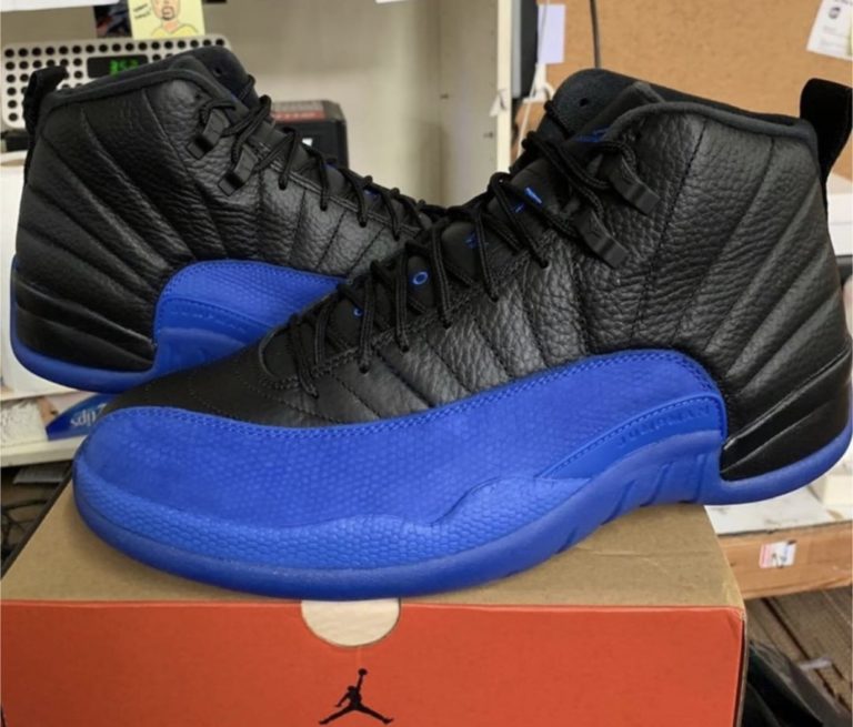 Air Jordan 12 Black Game Royal 130690-014 Release Date - SBD