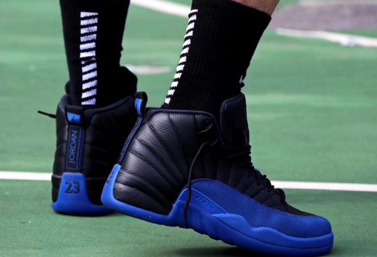 Air Jordan 12 Black Game Royal 130690-014 Release Date - SBD