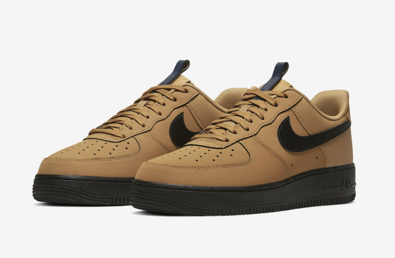 Nike Air Force 1 Low Wheat Black BQ4326-700 Release Date - SBD