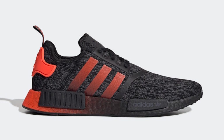 adidas NMD R1 Core Black Solar Red EG7953 Release Date - SBD