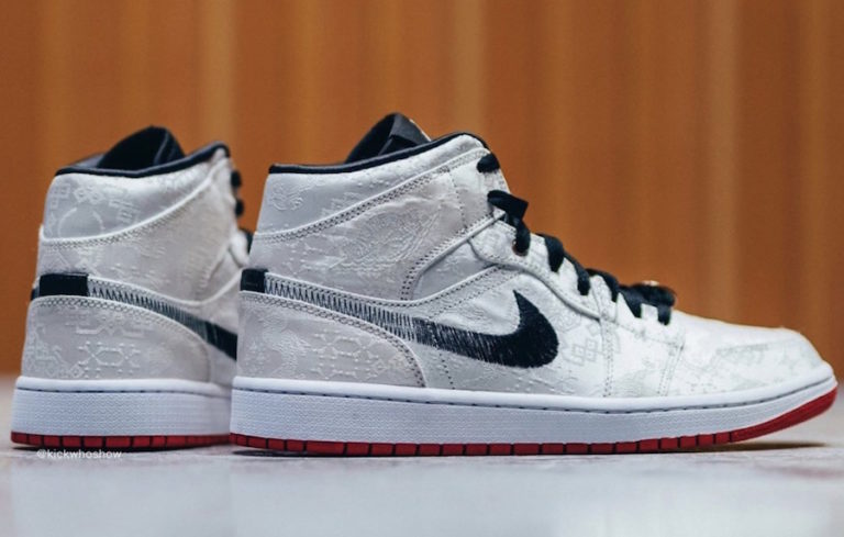 CLOT Air Jordan 1 Mid Fearless CU2804-100 Release Date - SBD