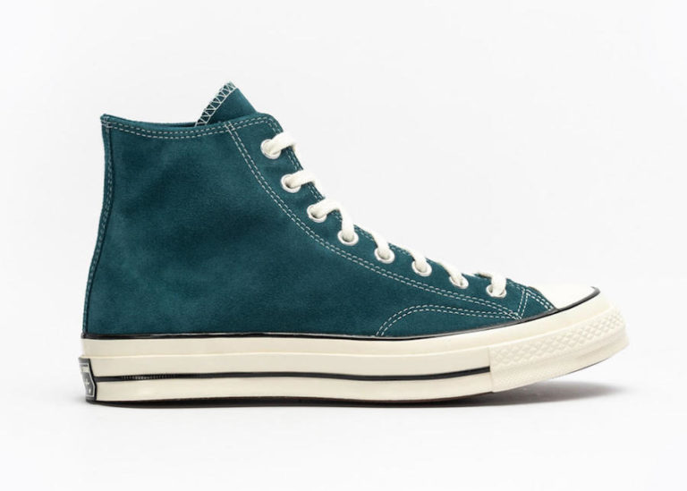 Converse Chuck 70 Hi Suede Midnight Turquoise Release Date - SBD