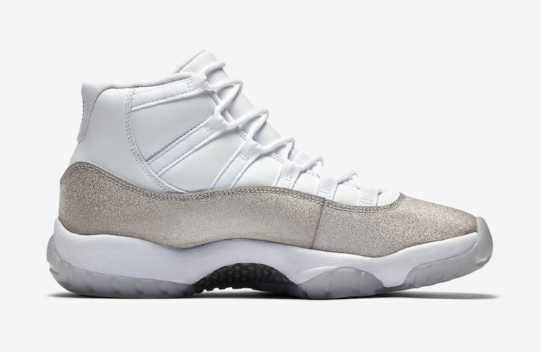 Air Jordan 11 WMNS White Metallic Silver Vast Grey AR0715-100 Release ...