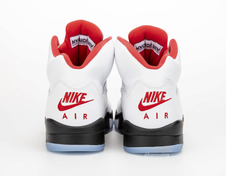 Air Jordan 5 Fire Red 2020 Silver Tongue DA1911-102 Release Date - SBD