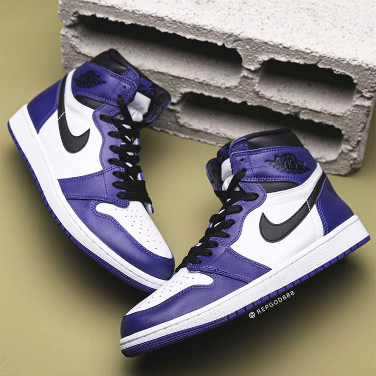 Air Jordan 1 Court Purple 555088-500 Release Date - Sneaker Bar Detroit