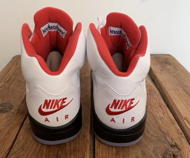 Air Jordan 5 Fire Red 2020 Silver Tongue DA1911-102 Release Date - SBD