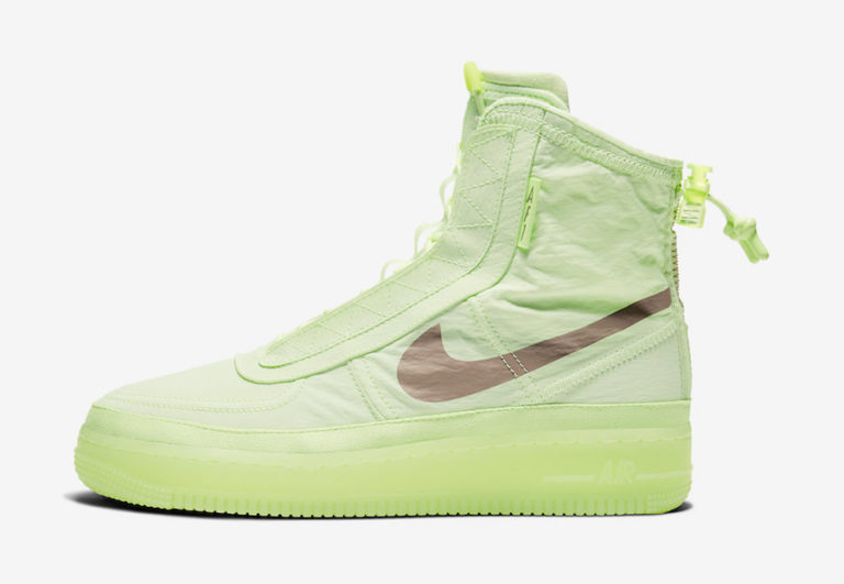 Nike Air Force 1 High Shell Volt BQ6096-700 Release Date - SBD