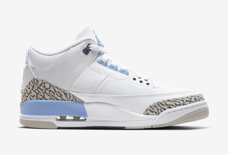 Air Jordan 3 UNC CT8532-104 2020 Release Date - Sneaker Bar Detroit