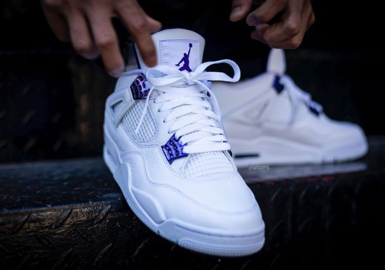 Air Jordan 4 Court Purple Metallic CT8527-115 Release Date - SBD