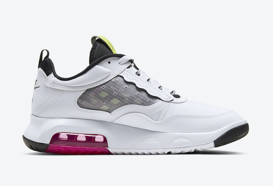 Jordan Air Max 200 White Vibrant Purple Bright Yellow Black CD6105-102 ...