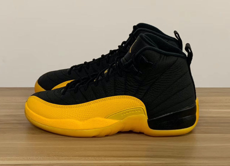 Air Jordan 12 Black University Gold 130690-070 Release Date - SBD