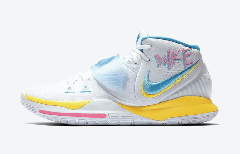 Nike Kyrie 6 Neon Graffiti BQ4630-101 Release Date - Sneaker Bar Detroit