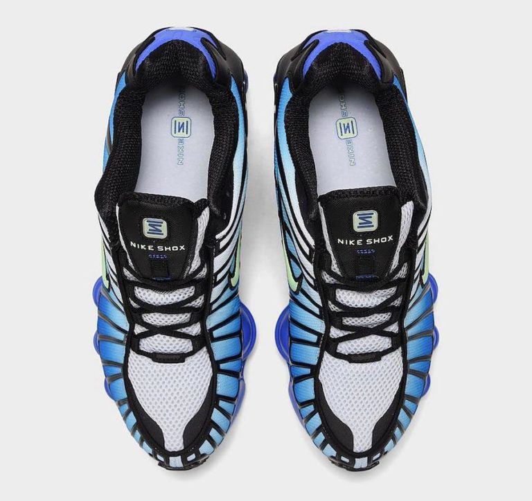 Nike Shox TL Racer Blue Vapor Green AV3595-009 Release Date - SBD