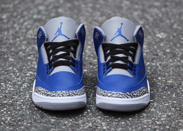 Air Jordan 3 Varsity Royal Blue Cement CT8532-400 Release Date - SBD