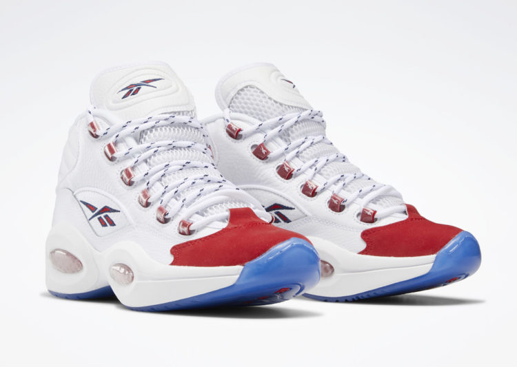 Reebok Question Mid Suede Red Toe 2020 FY1018 Release Date - SBD