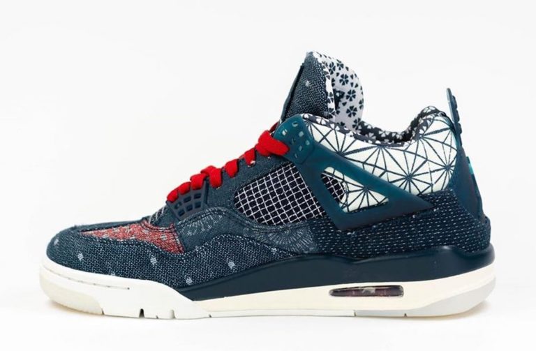 Air Jordan 4 Sashiko Deep Ocean CW0898-400 Release Date - SBD