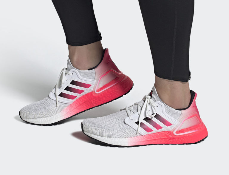 adidas Ultra Boost 2020 White Signal Pink EG5177 Release Date - SBD