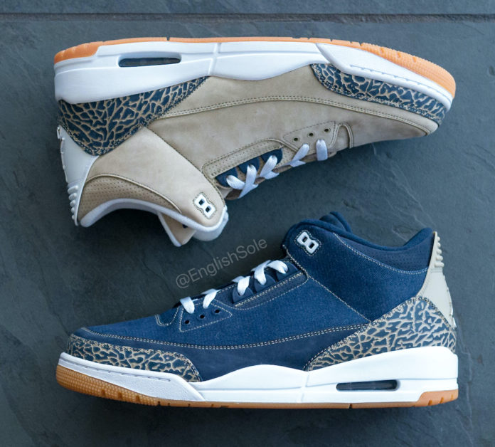 Air Jordan 3 Denim and Khaki Samples - Sneaker Bar Detroit