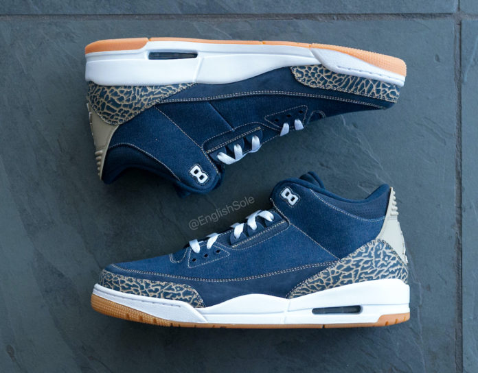 Air Jordan 3 Denim and Khaki Samples - Sneaker Bar Detroit
