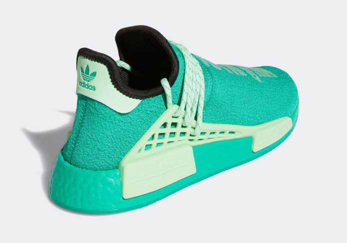 Pharrell adidas NMD Hu Green GY0089 Release Date - SBD