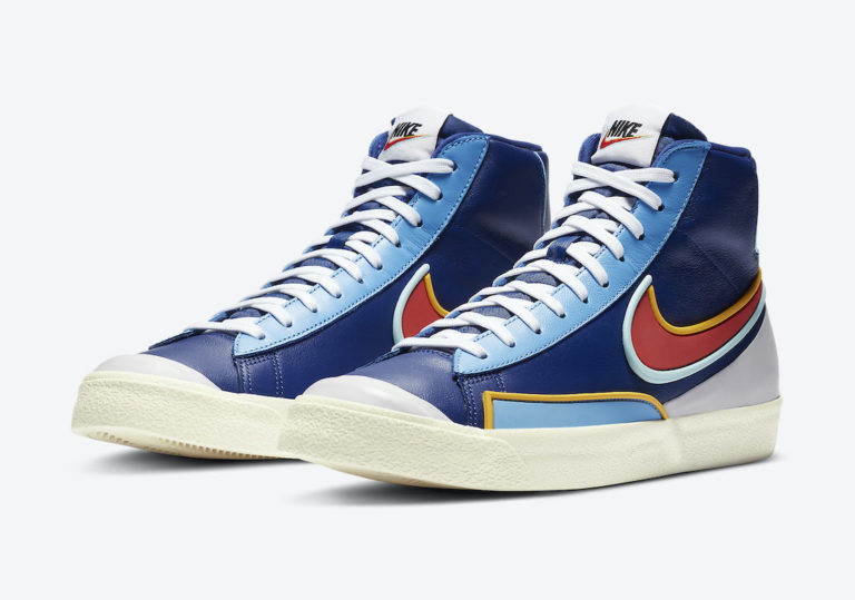 Nike Blazer Mid 77 Infinite Royal Red DA7233-400 Release Date - SBD