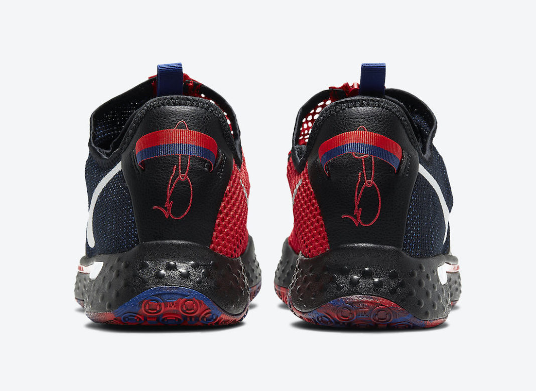 Nike PG 4 Black Metallic Silver Rush Blue CD5082-006 Release Date - SBD