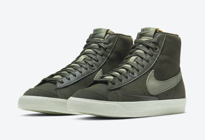 Nike Blazer Mid Olive DH4271-300 Release Date - Sneaker Bar Detroit
