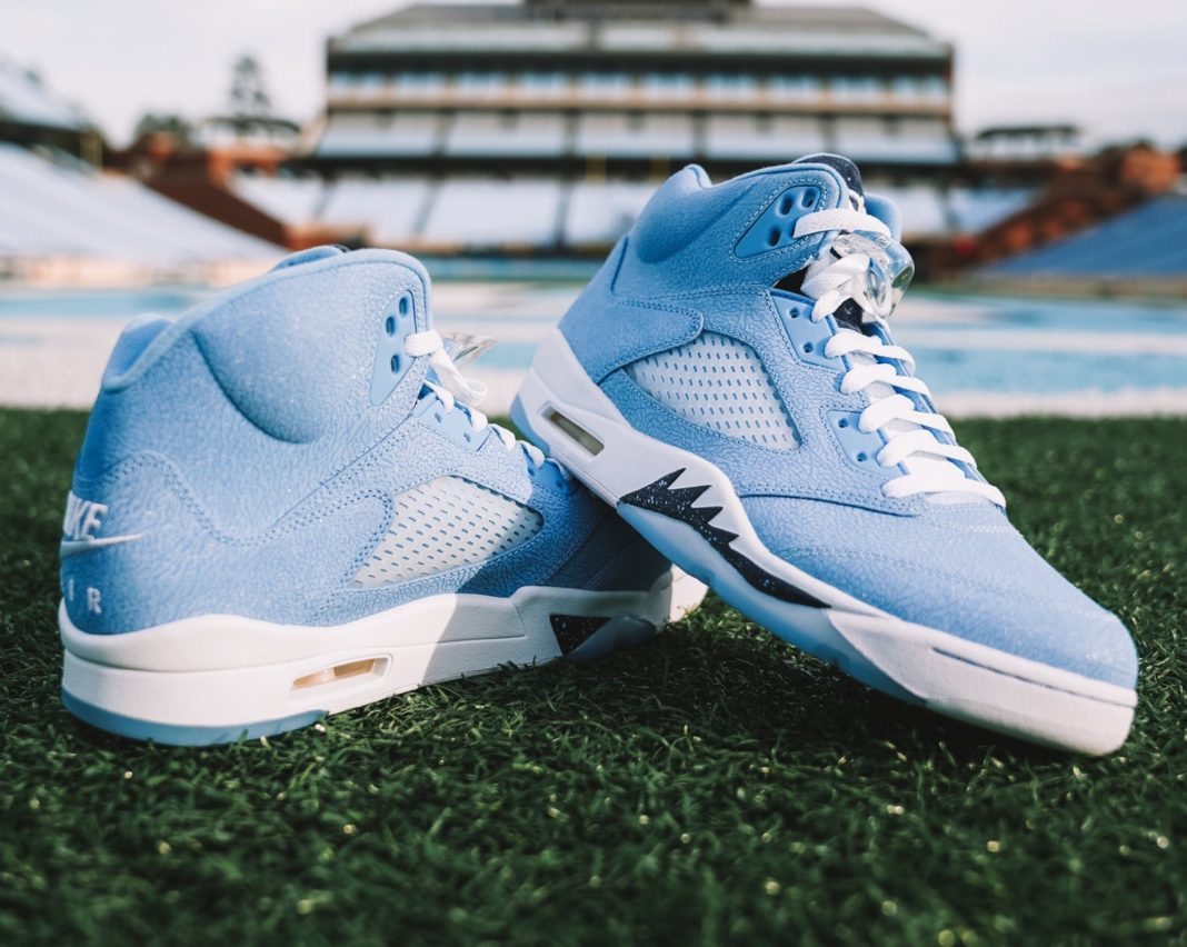Air Jordan 5 UNC North Carolina PE - Sneaker Bar Detroit