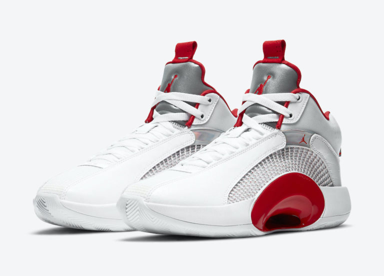 Air Jordan 35 Fire Red Alternate CQ4228-100 Release Date - SBD