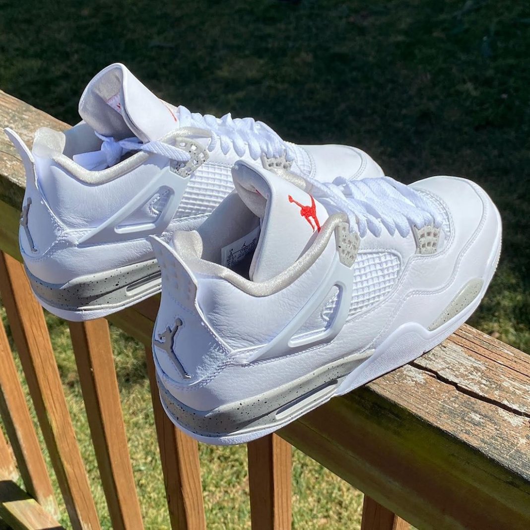 Air Jordan 4 White Oreo Tech Grey CT8527-100 Release Date - SBD