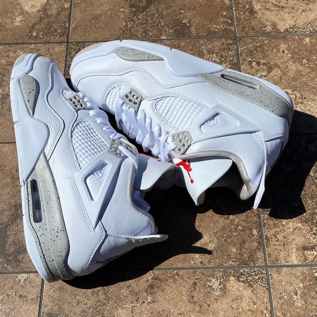 Air Jordan 4 White Oreo Tech Grey CT8527-100 Release Date - SBD