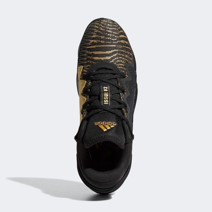 adidas DON Issue 2 Black Gold FX7108 Release Date - SBD