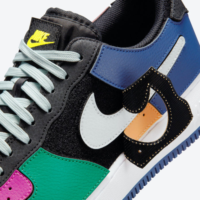 Nike Air Force 1/1 Black Multi-Color DB2576-001 Release Date - SBD