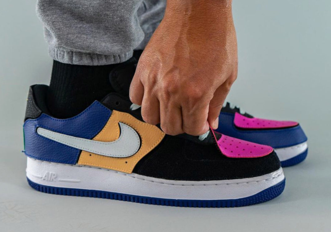 Nike Air Force 1/1 Black Multi-Color DB2576-001 Release Date - SBD