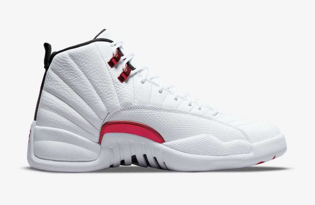 Air Jordan 12 Twist White University Red CT8013-106 Release Date - SBD