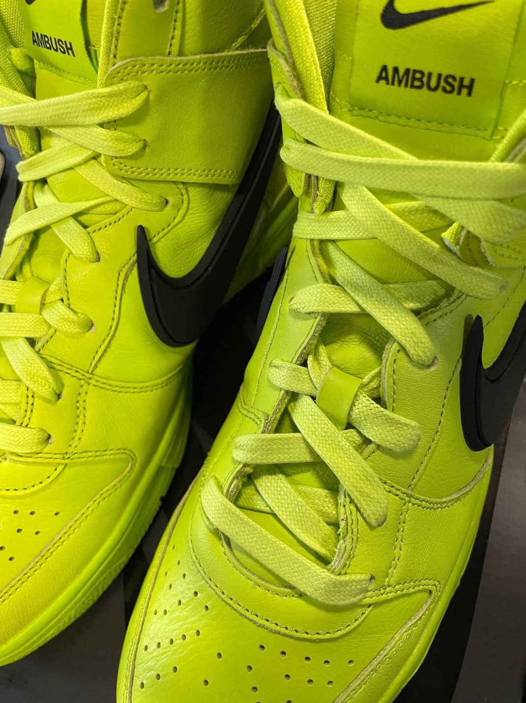 Ambush x Nike Dunk High Flash Lime CU7544-300 Release Date - SBD