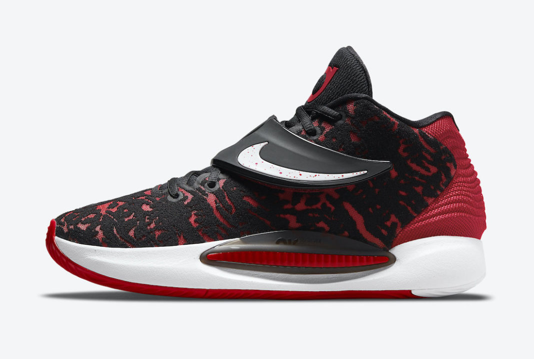 Nike KD 14 Bred Black Red CW3935-006 Release Date - SBD