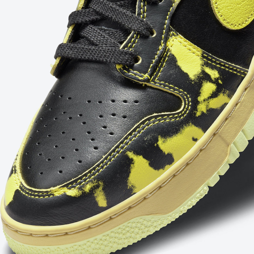 Nike Dunk High 1985 Yellow Acid Wash DD9404-001 Release Date - SBD